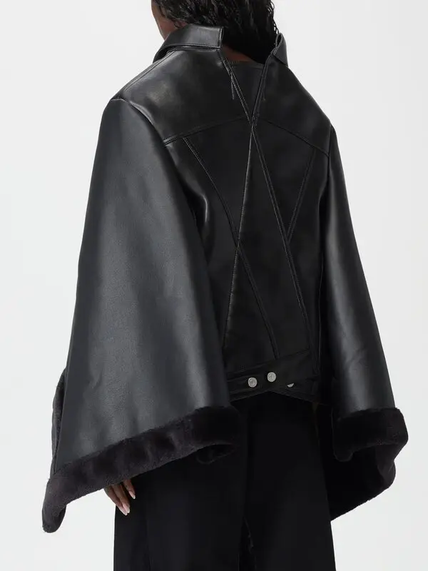 Junya Watanabe Leather Cape Jacket