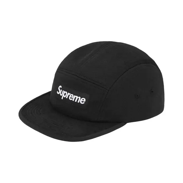 Supreme Wool Camp Cap - Black