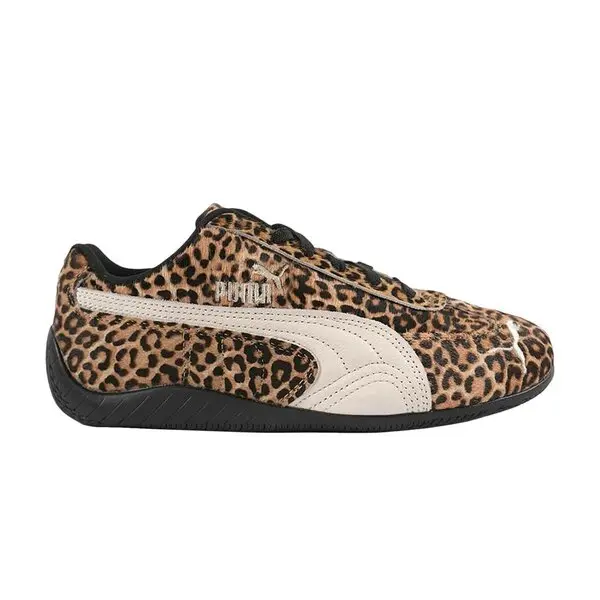 PUMA Speedcat Leopard Sneakers - Black