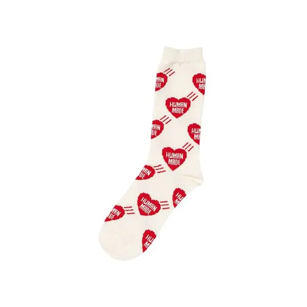 HUMAN MADE Heart Socks - Red
