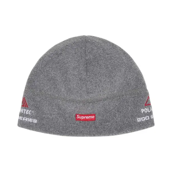 Supreme Polartec Beanie - Grey