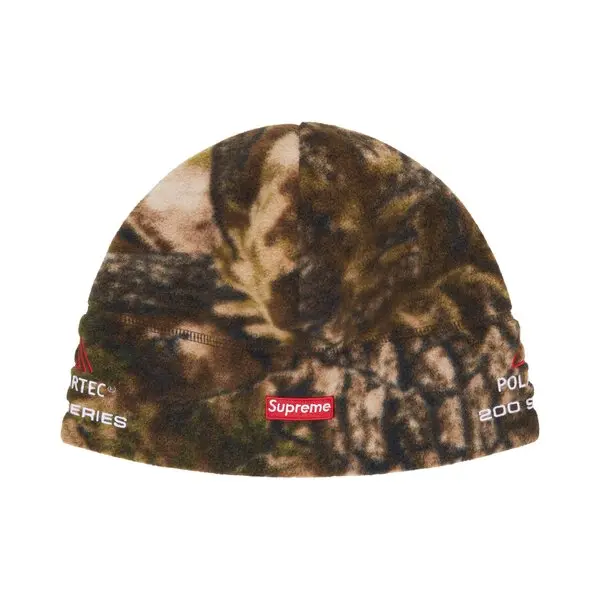 Supreme Polartec Beanie - Brown