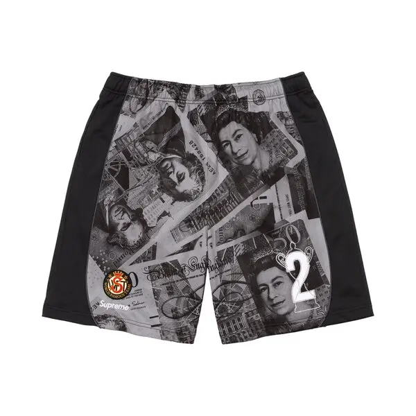 Supreme Pounds Soccer Short - Black