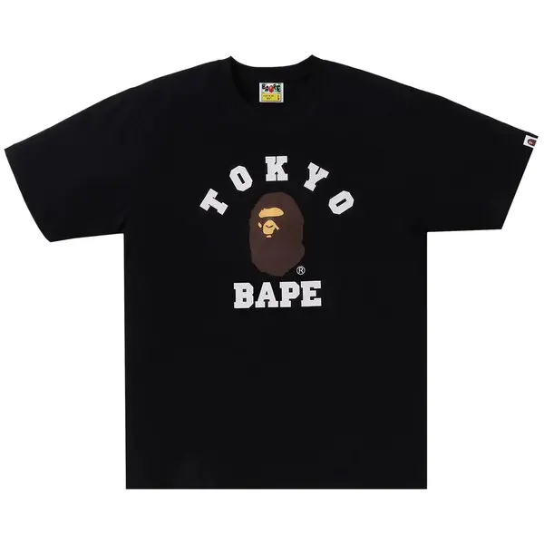 A BATHING APE City Tee Tokyo College - Black