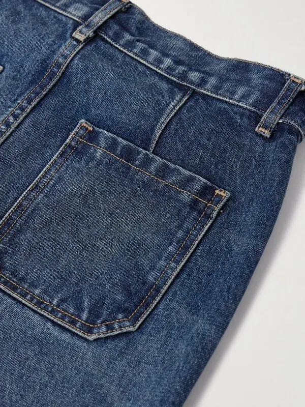 NILI LOTAN Edira High-rise Flared Jeans - Blue