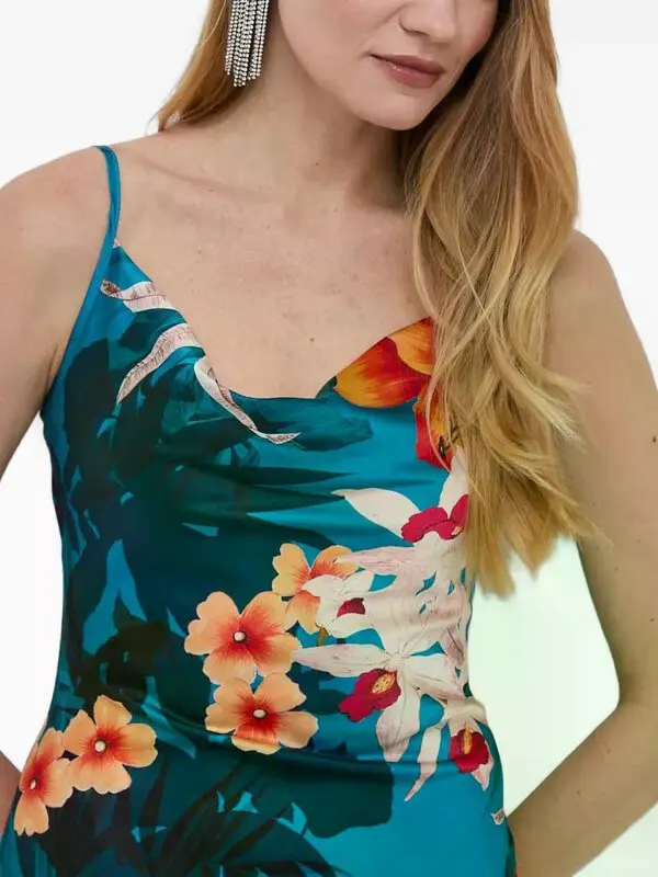 Guess Floral-print Midi Dress