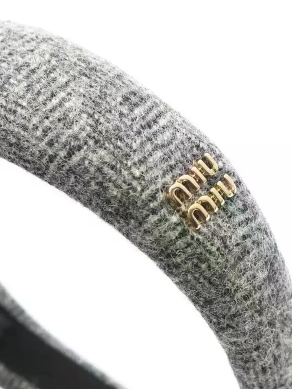 Miu Miu Logo-detail Headband