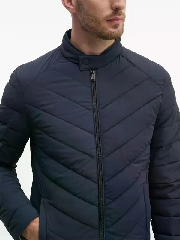 Guess Quilted Zip-up Padded Jacket