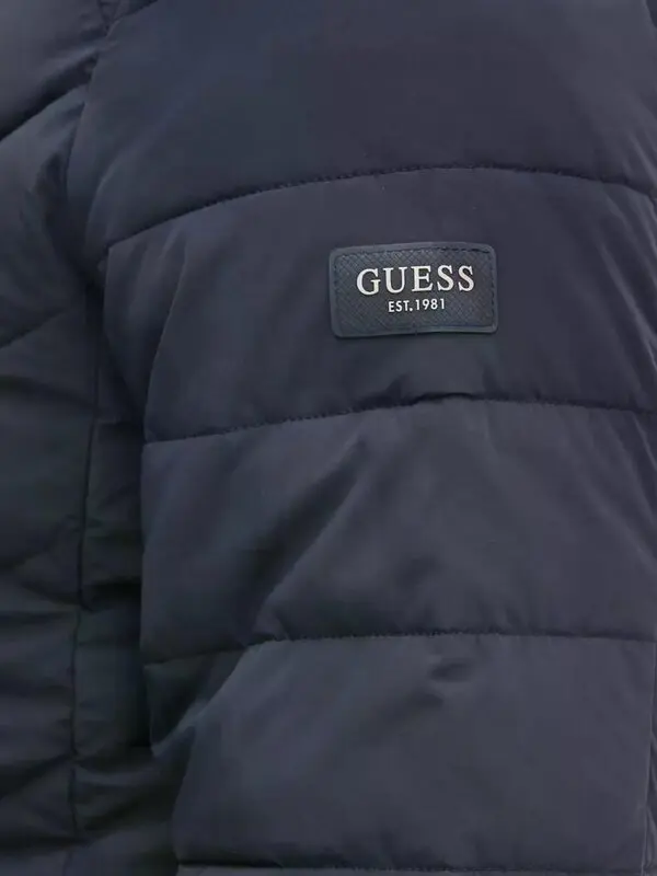 Guess Quilted Zip-up Padded Jacket