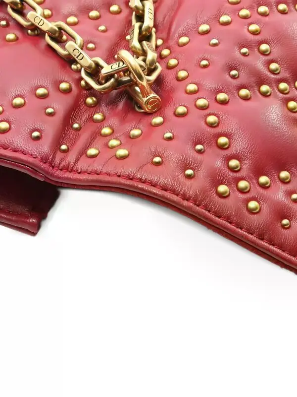 Dior 2000s Chain-strap Shoulder Bag - Red