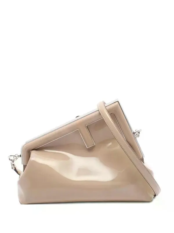 Fendi 2020s Small First Patent-leather Shoulder Bag