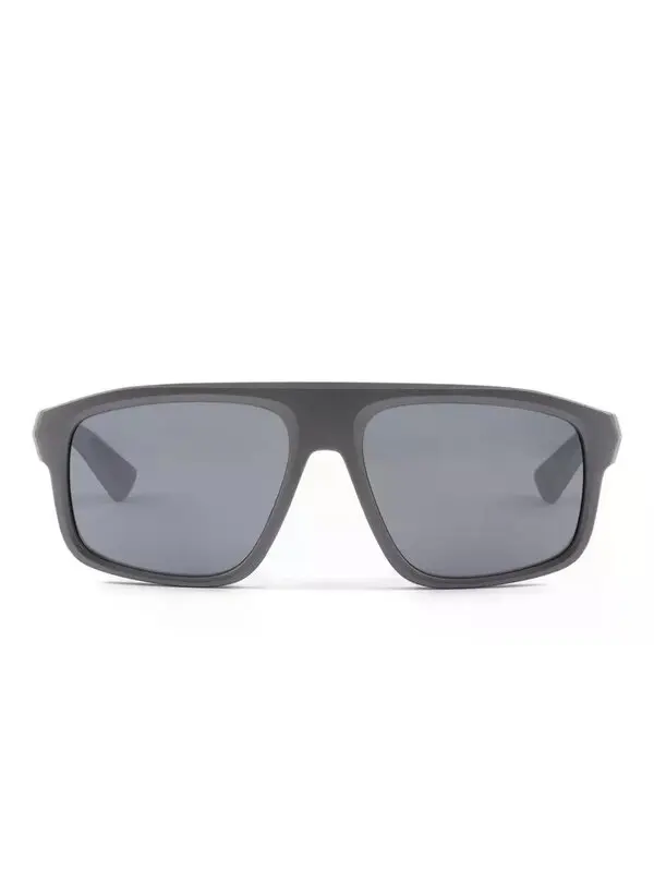 Prada Rectangle-frame Sunglasses - Grey
