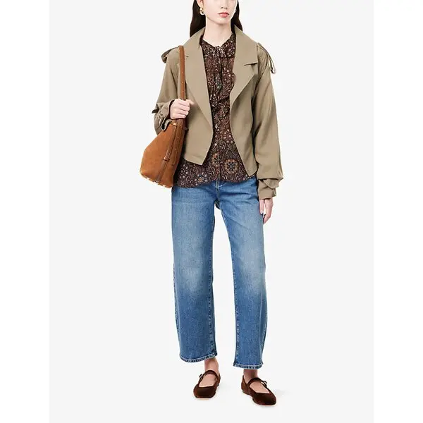 Paige Arellia Ankle Barrel-leg Denim Jeans - Keystone