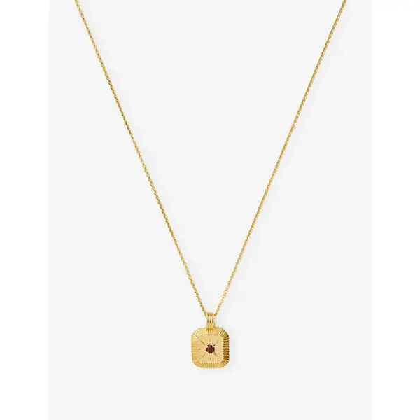 MISSOMA 18ct Yellow-gold Vermeil Birthstone Necklace - Gold January