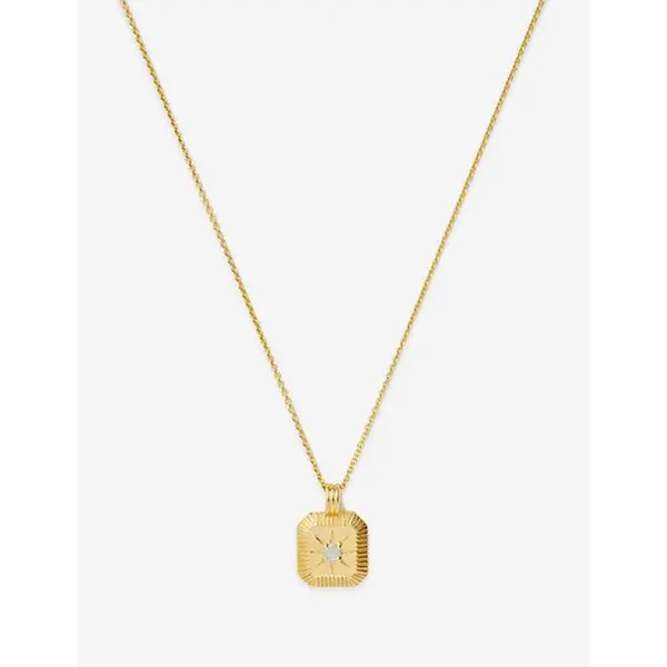 MISSOMA 18ct Yellow-gold Vermeil Birthstone Necklace - Gold March