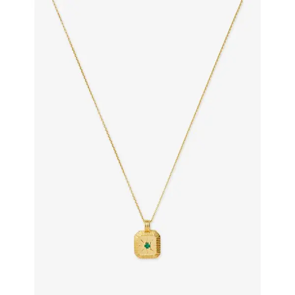 MISSOMA 18ct Yellow-gold Vermeil Birthstone Necklace - Gold May