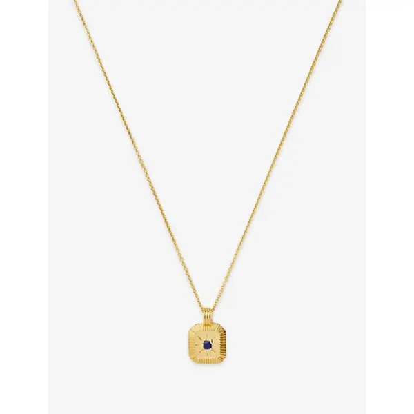 MISSOMA 18ct Yellow-gold Vermeil Birthstone Necklace - Gold September