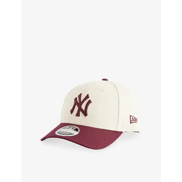New Era New York Yankees Mlb Colour Block 9forty M-crown Adjustable Cap - Light Beige