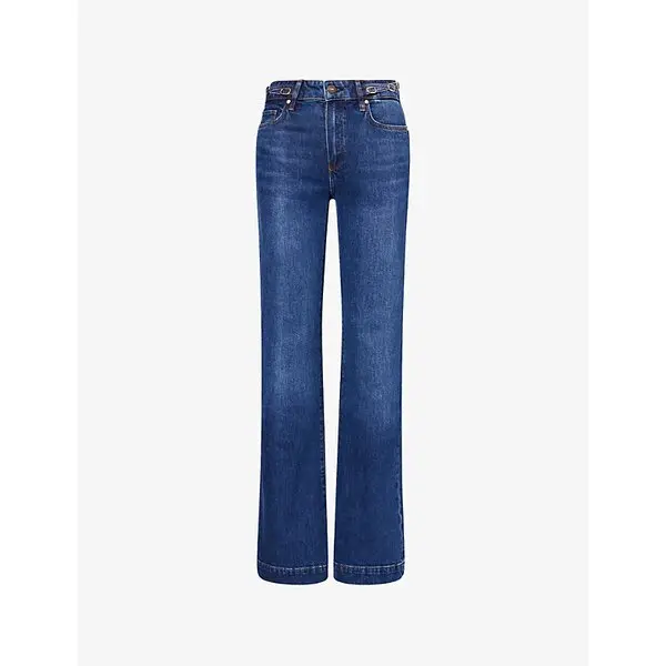 Paige Leenah Wide-leg Denim Jeans - Technique