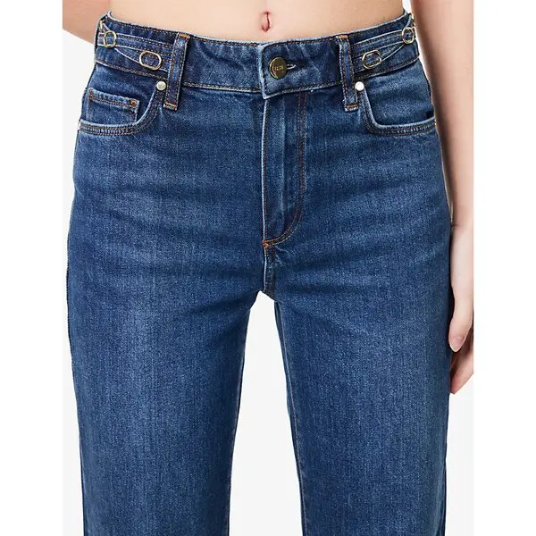 Paige Leenah Wide-leg Denim Jeans - Technique