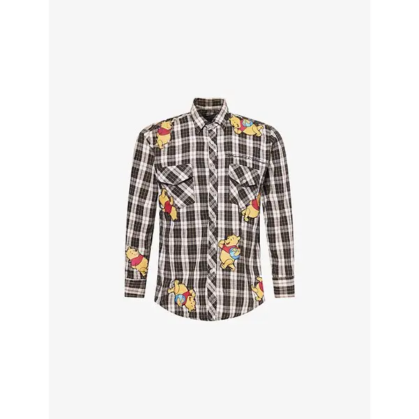 BASKETCASE Winnie The Pooh Checked Flannel Shirt - Multi