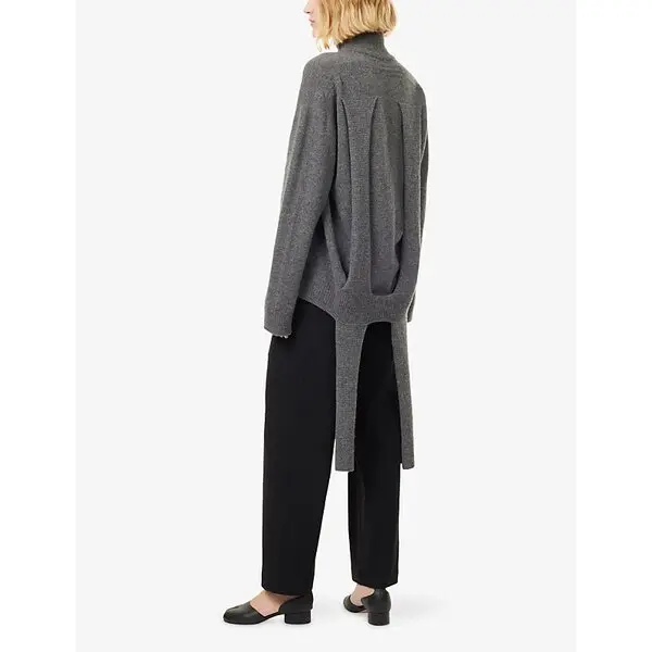 Issey Miyake Knit High-neck Wool Jumper