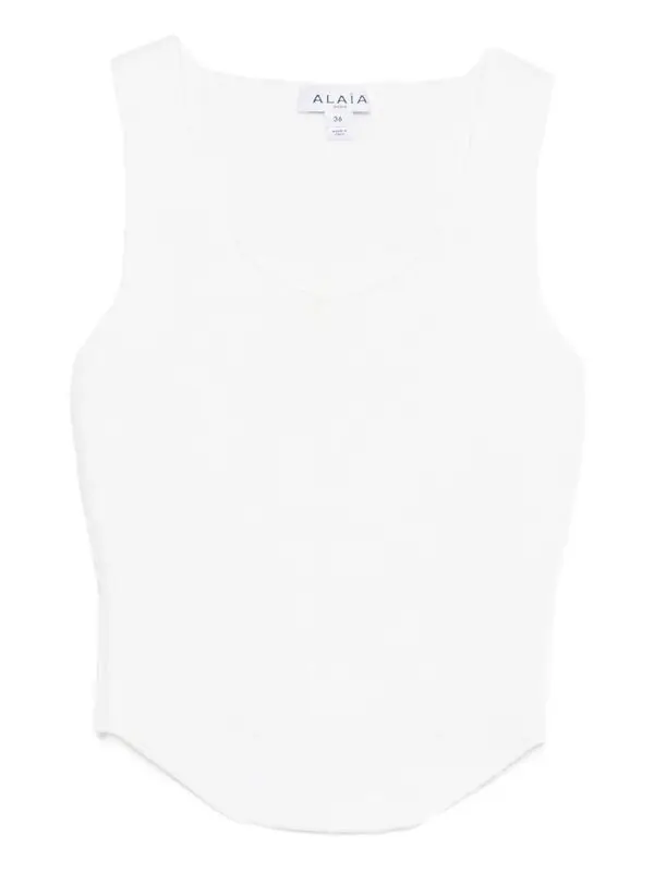 Alaïa Corset Top - White
