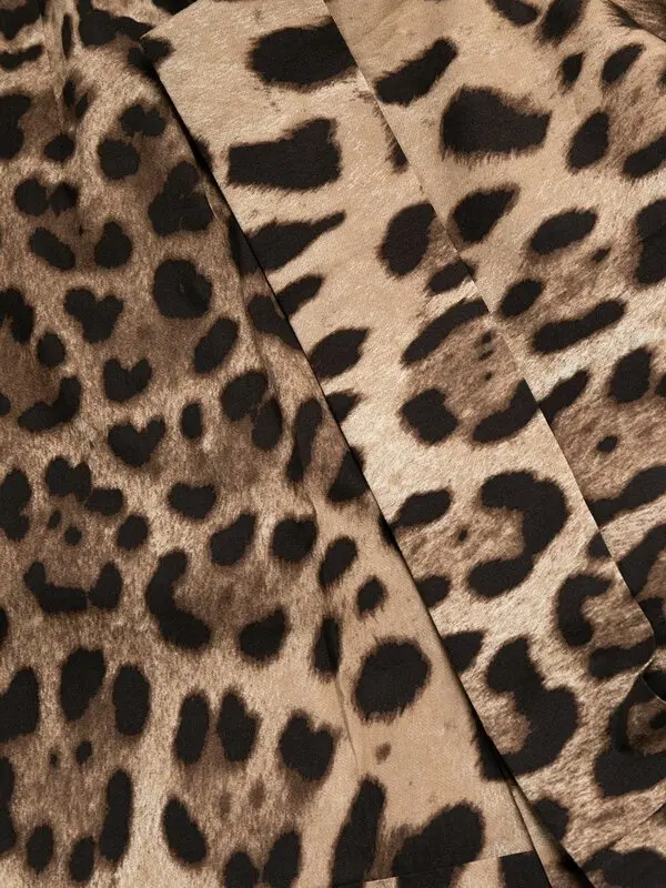 Dolce & Gabbana Leopard Print Skirt
