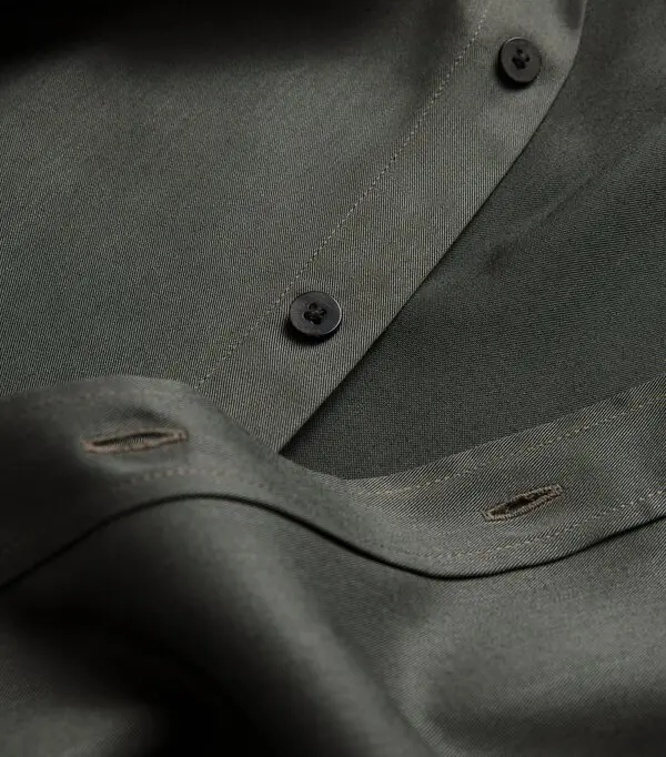 WITH NOTHING UNDERNEATH Cotton Oxford Boyfriend Shirt