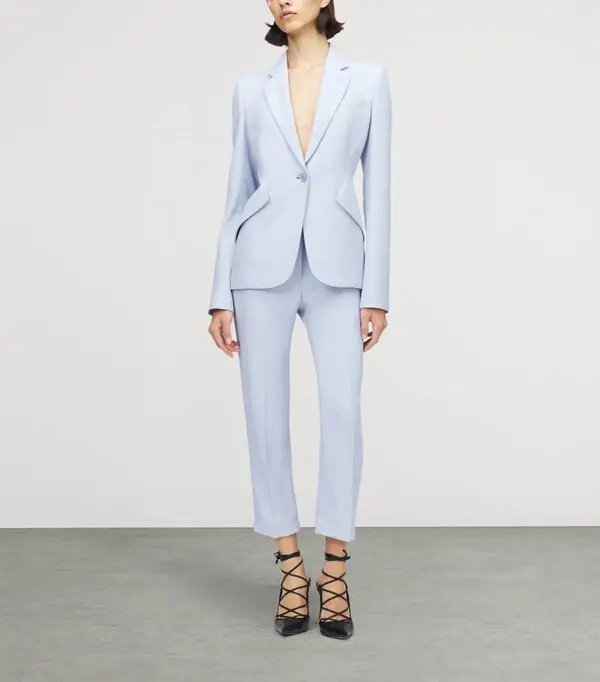Alexander McQueen Cropped Tailored Trousers