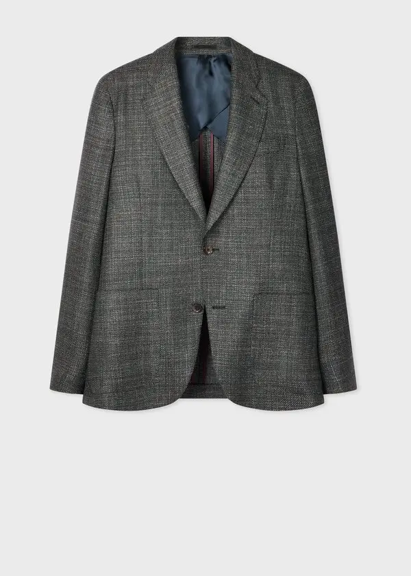 Paul Smith Wool-silk Buggy-lined Blazer