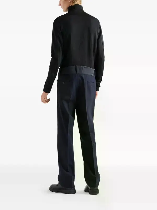 Prada Stand-up Collar Sweater - Black