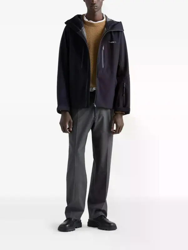 Prada Hooded Zip-up Jacket