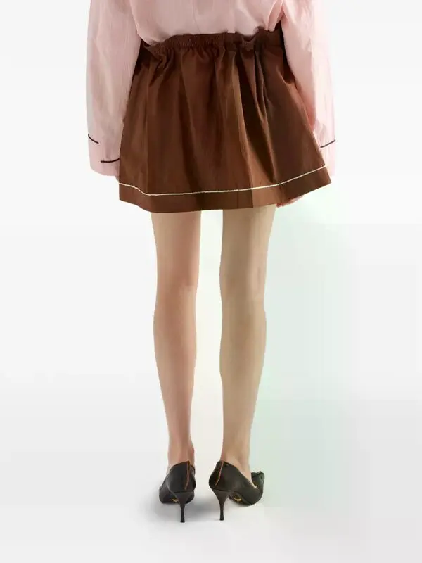Prada Buttoned Mini Skirt