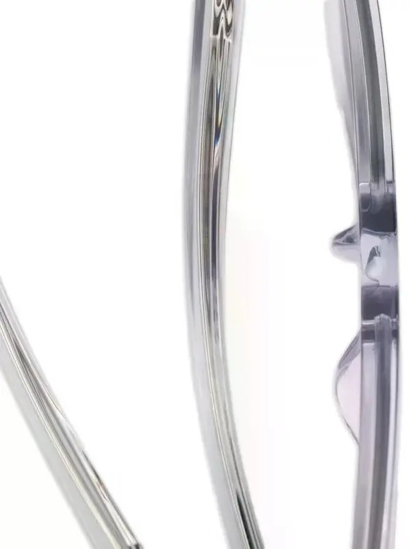 Prada Logo Rectangle-frame Sunglasses - White