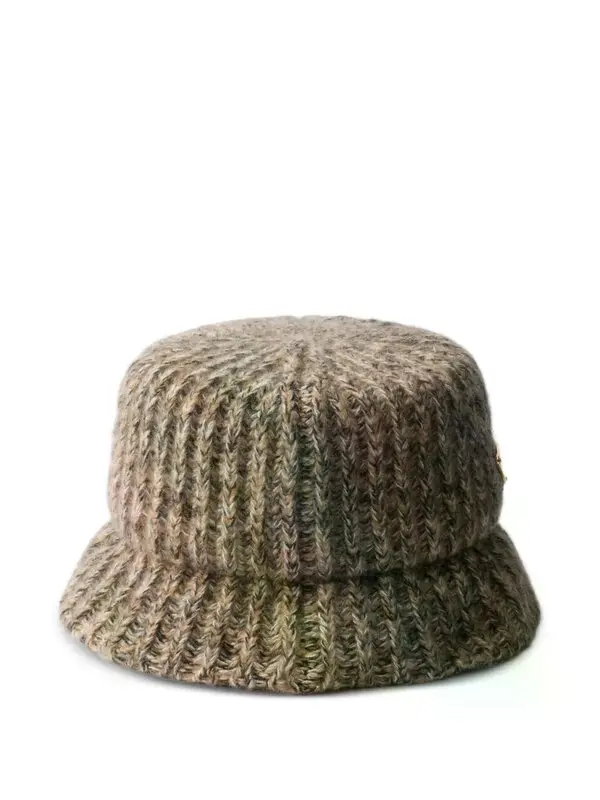 Prada Mélange Knit Bucket Hat