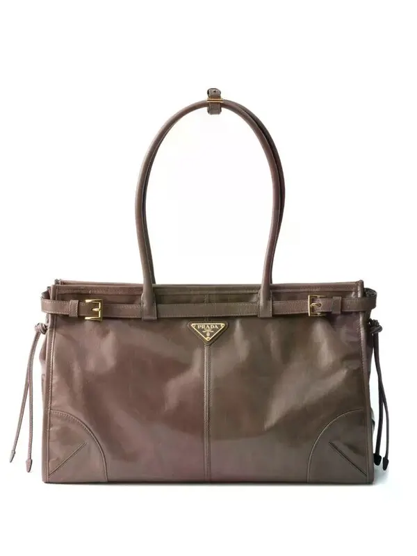 Prada Large Leather Tote Bag