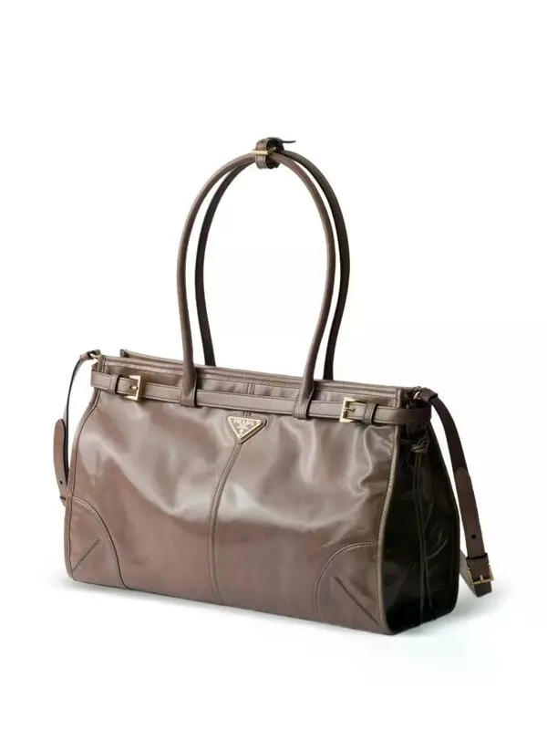 Prada Large Leather Tote Bag