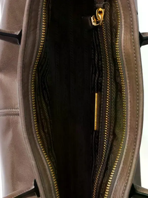 Prada Large Leather Tote Bag