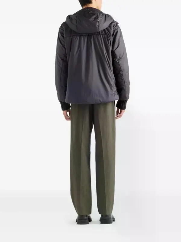 Prada Zip-up Hooded Jacket