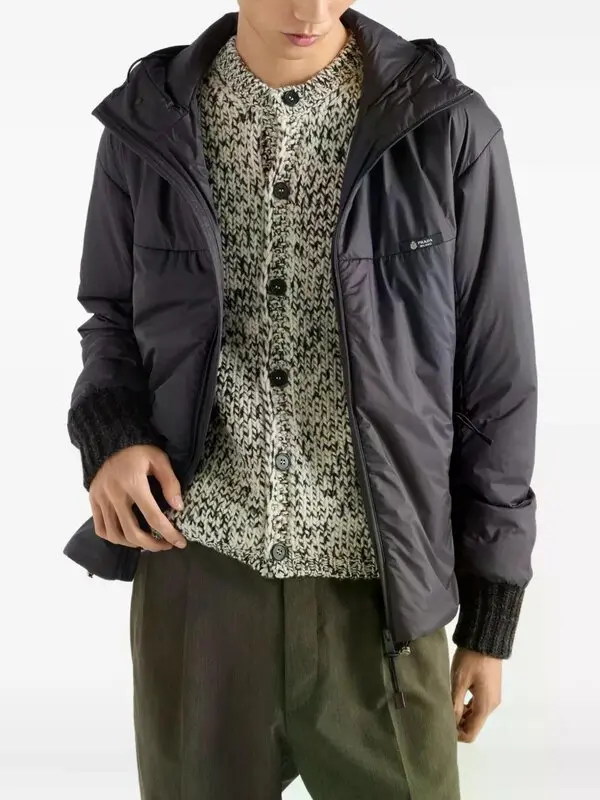 Prada Zip-up Hooded Jacket