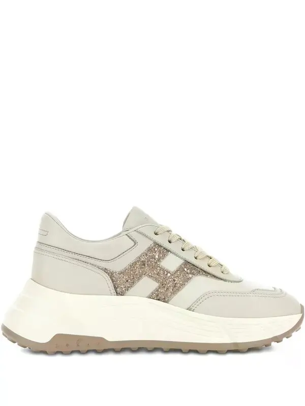 Hogan Hi-fi Leather Sneakers - Neutrals