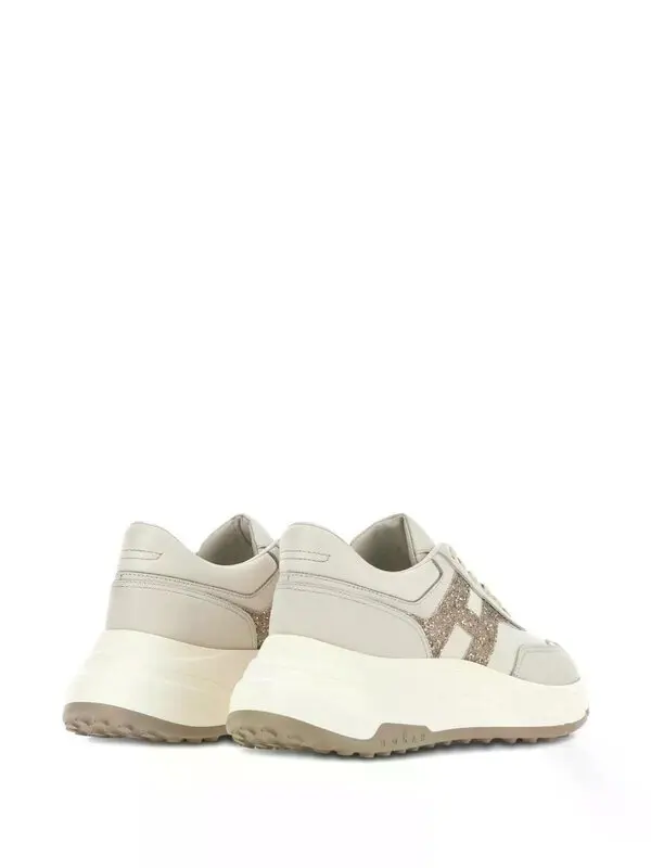 Hogan Hi-fi Leather Sneakers - Neutrals