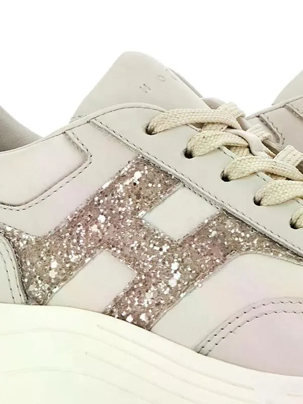 Hogan Hi-fi Leather Sneakers - Neutrals