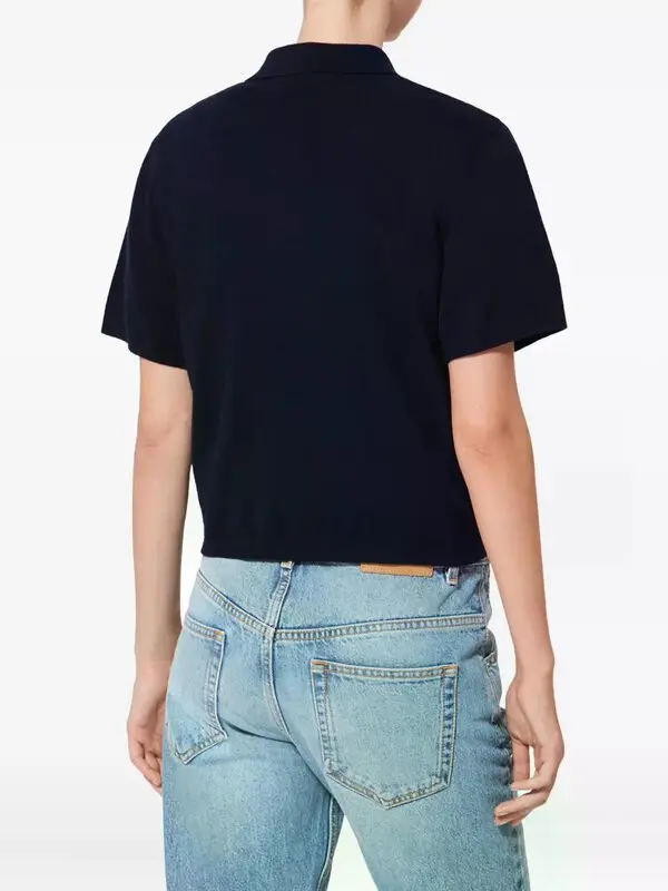 MARANT ETOILE Althea Logo-patch Polo Shirt - Blue