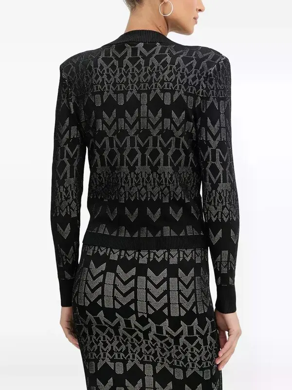MARCIANO Patterned Button Cardigan