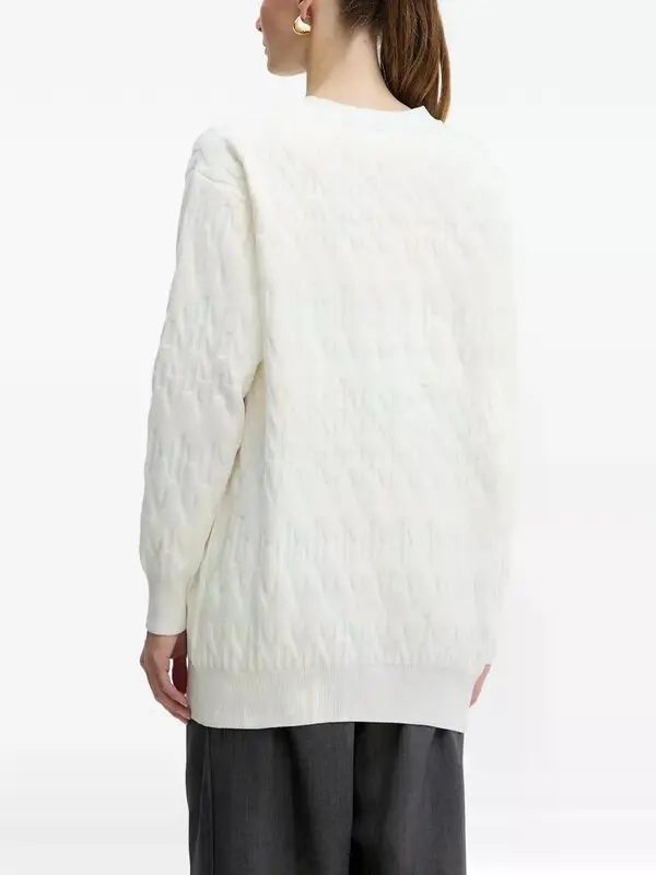 MARCIANO Buttoned Cardigan - White