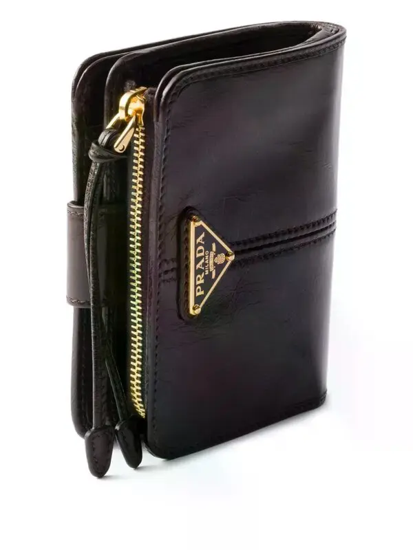 Prada Triangle-logo Leather Wallet