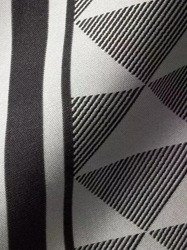 Prada Symbole Geometric-motif Silk Scarf - Grey