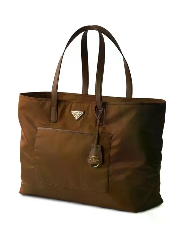 Prada Large Re-edition 1978 Pocket Tote Bag - Brown